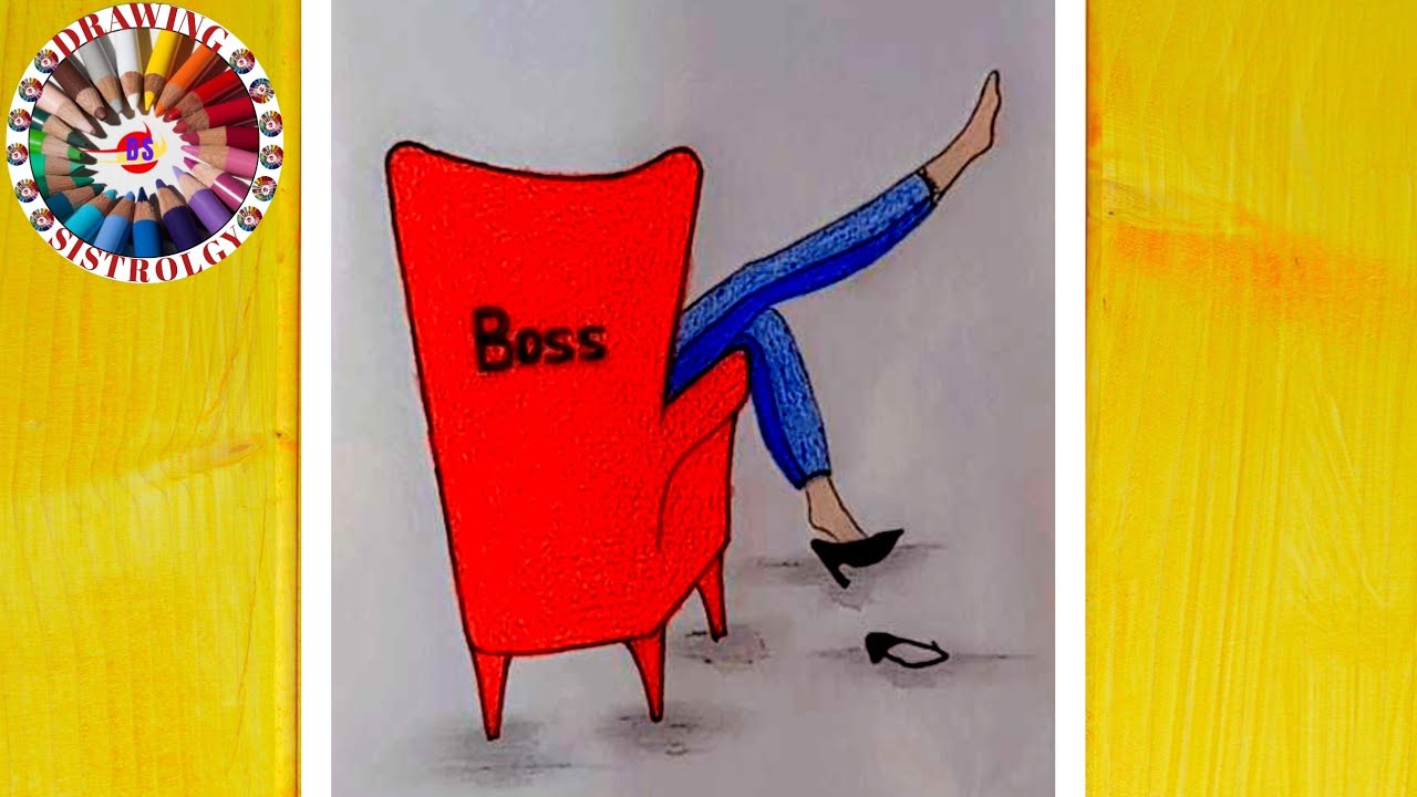 How to draw a happy girl ||pencil-sketch || Drawing tutorial || Easy ...