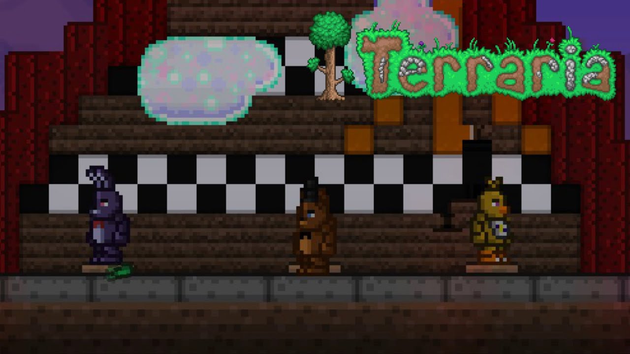 FNaF Characters in Terraria 1.4 | Top 10 Vanity Sets - YouTube