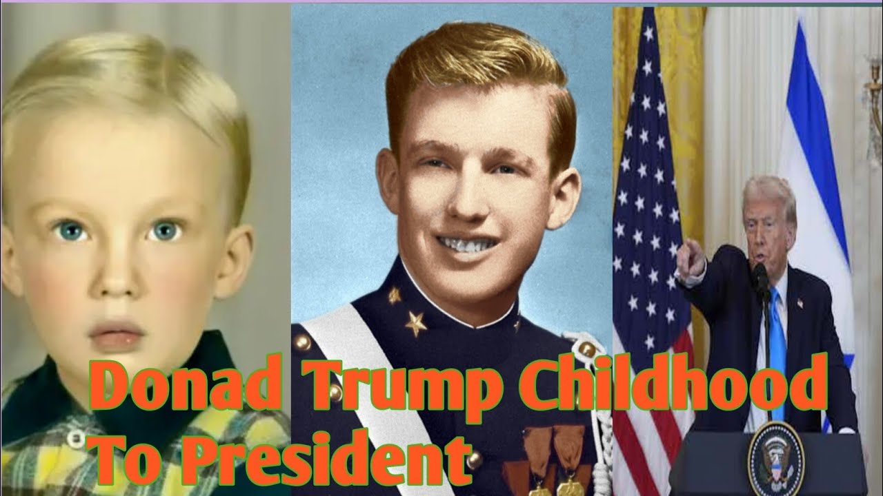 Donald Trump Childhood To President/Donald Trum Slide/Trump Baby To ...