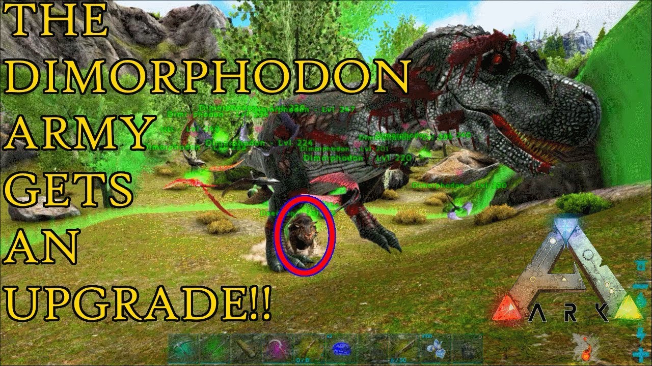 Dimorphodon Army?!!:Ark Solo PVP [S2E9] - YouTube
