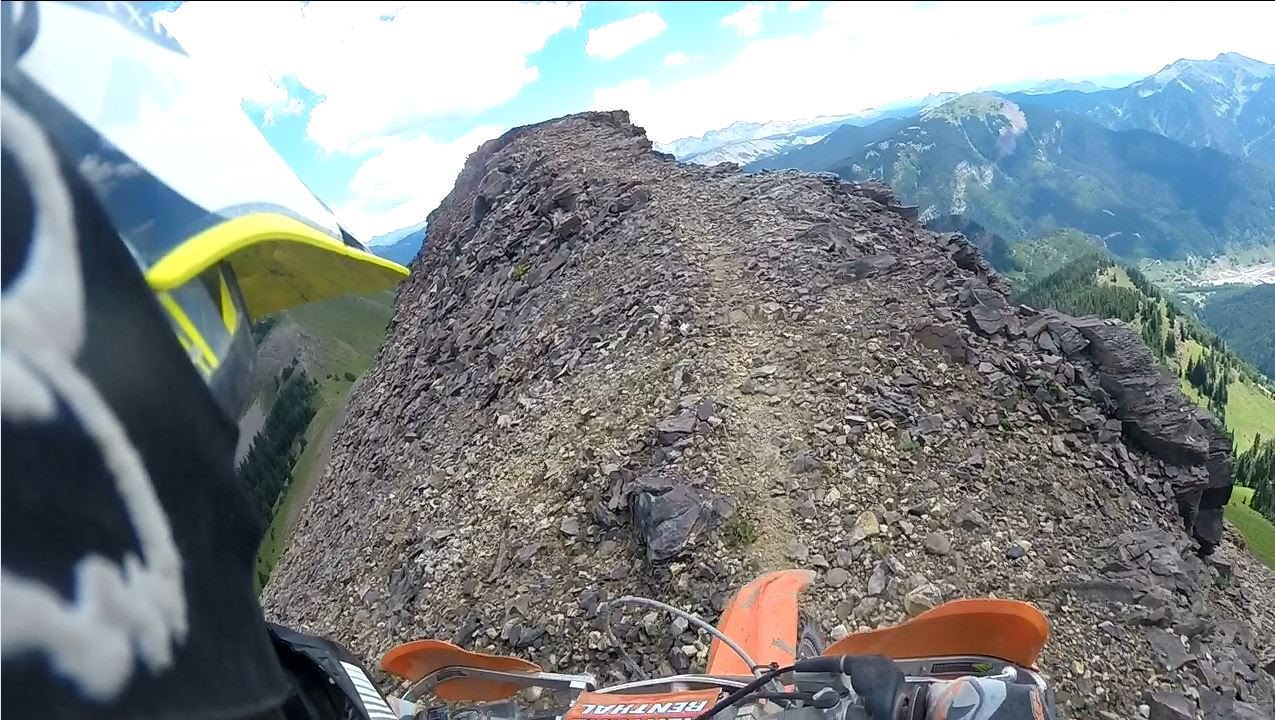 Riding a Thin Line Calico Trail - YouTube