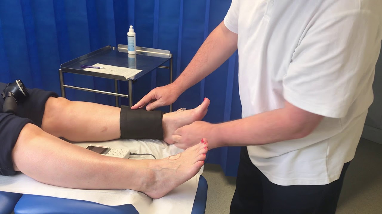 Ankle brachial pressure index assessment made easy - YouTube
