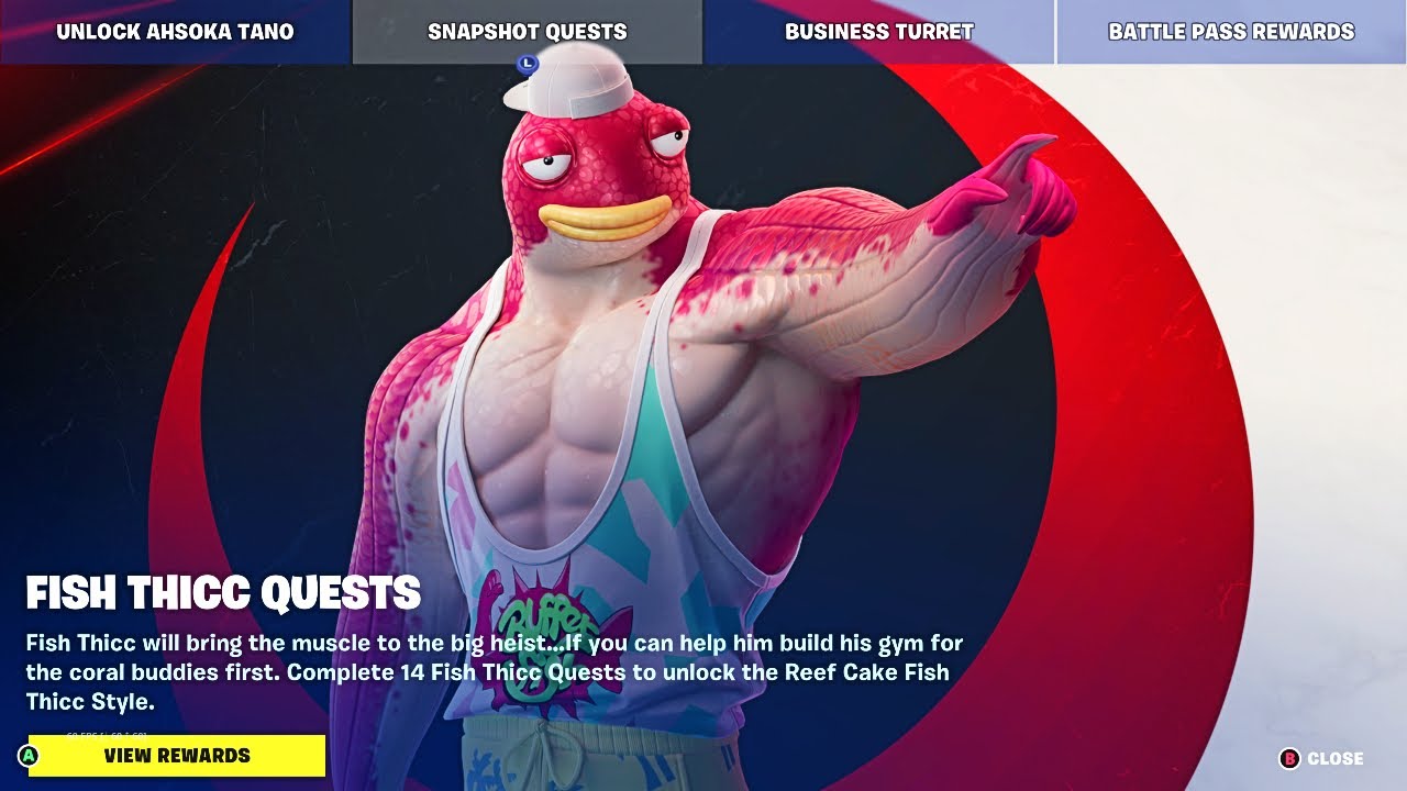 Fortnite Fish Thicc Snapshot Quests - Chapter 4 Season 4 - YouTube