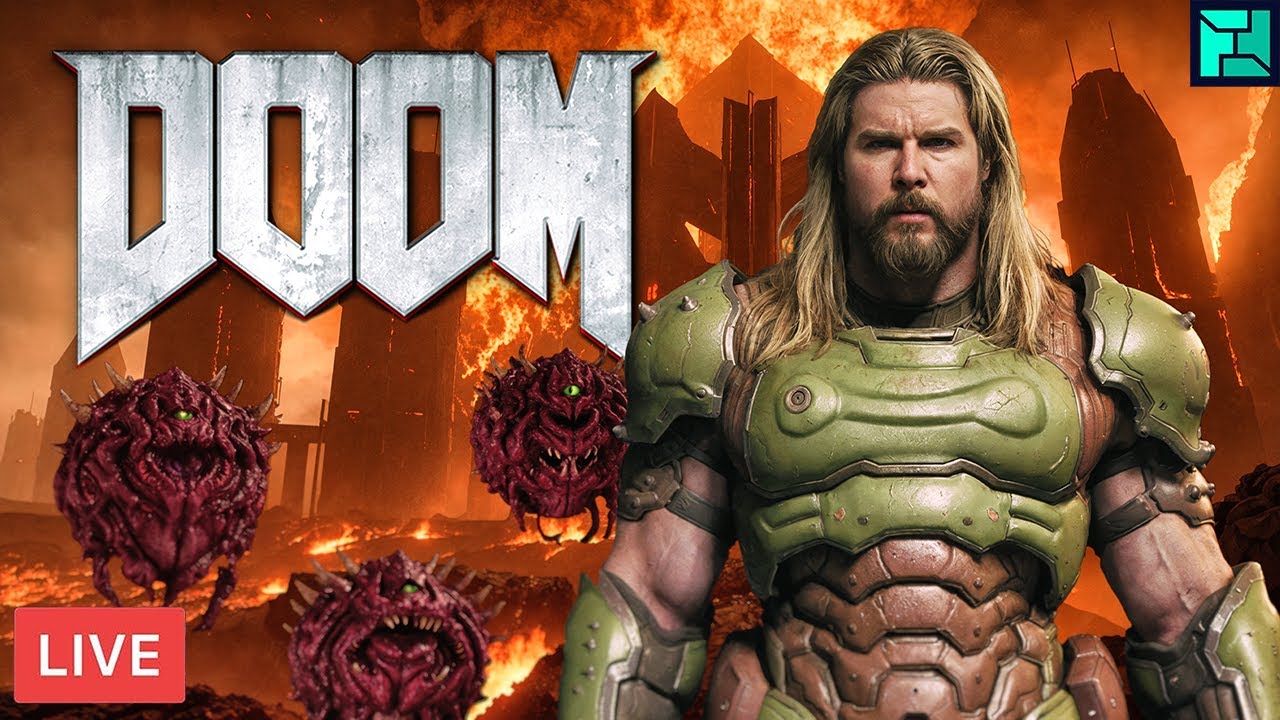 🔴 Space Zaddy Explains DOOM (FULL GAME PT.1) | [SCIENTIST PLAYS] - YouTube