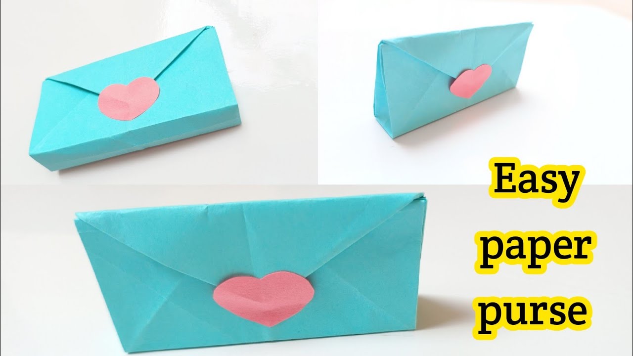 DIY paper purse|How to make easy paper bag|Easy paper gift bag|Origami ...
