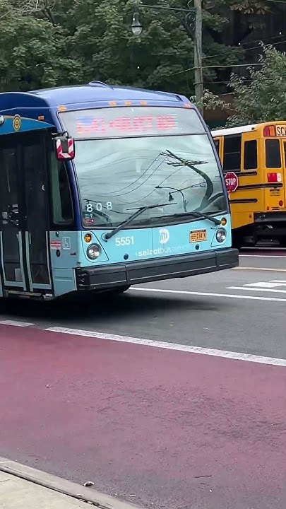 MTA NYC BUS: #5551 LFSA SBS Wrap 2018 On Bx41-SBS at East GunHill Road and Hering Avenue - YouTube