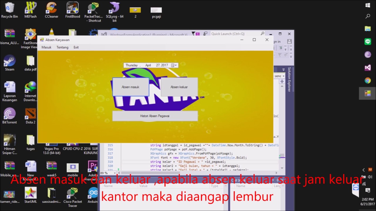 Payroll System with C# and Visual Studio - YouTube