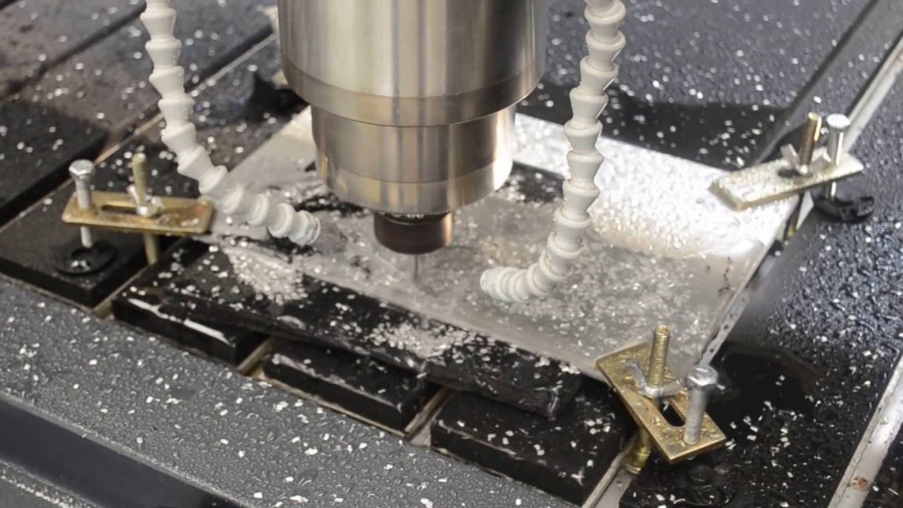 water cooling cut aluminum - YouTube