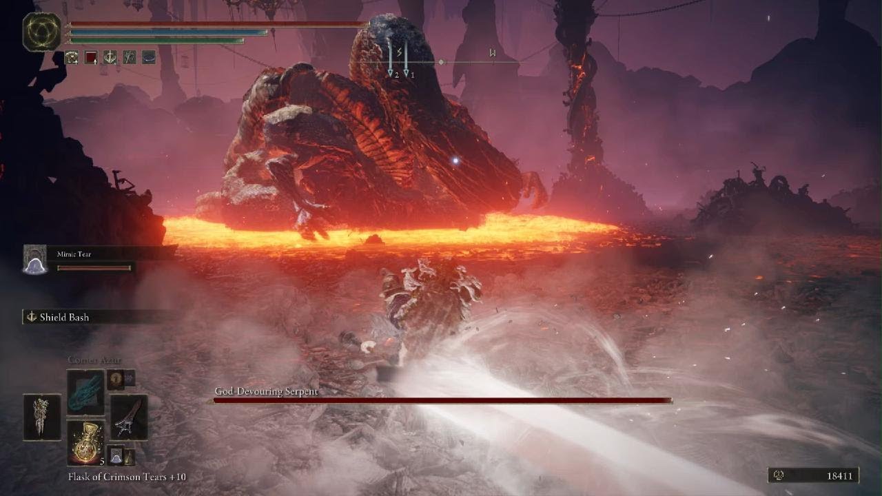 ELDEN RING killing Rykard with Serpent Sword - YouTube