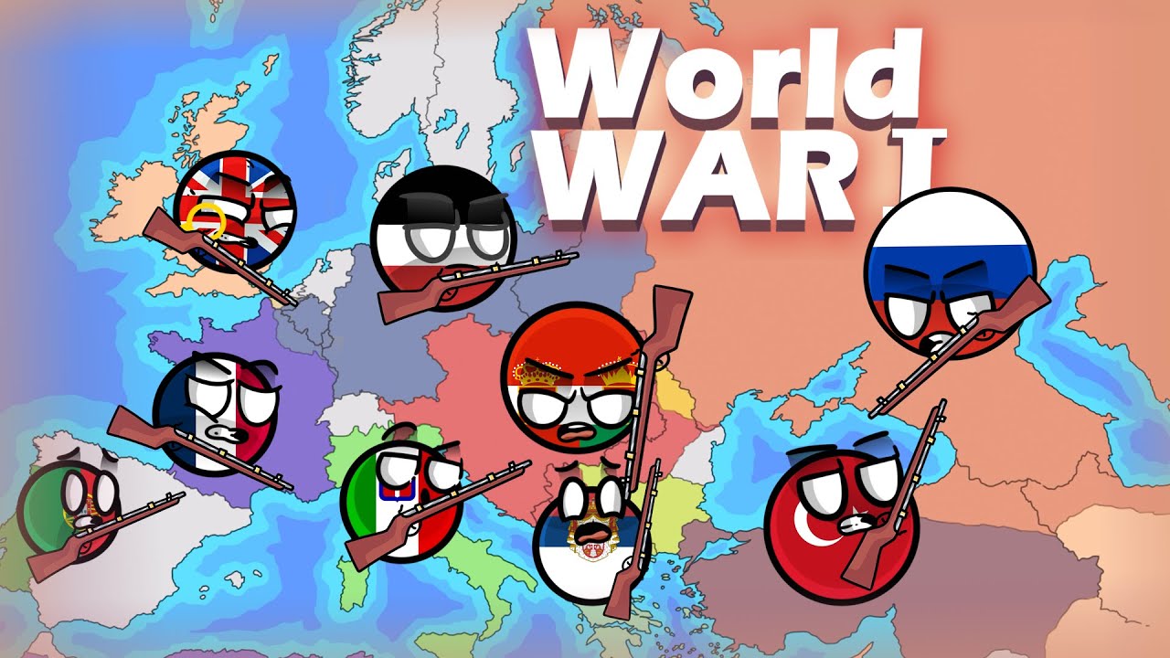 History of World War I Countryballs - YouTube