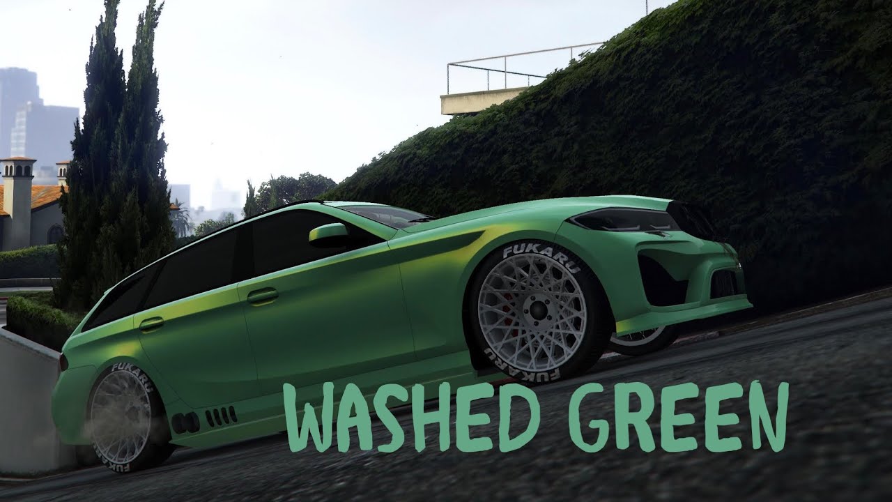 Gta 5 Online - Washed Green (Modded Crew Color) - YouTube