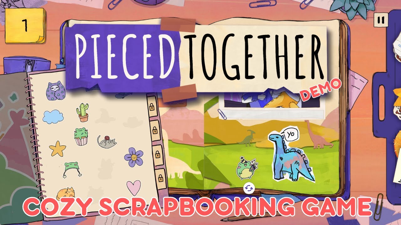 SCRAPBOOKING MEMORIES 📷 | Pieced Together | Demo - YouTube