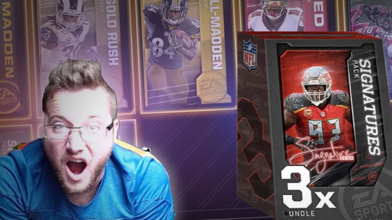 Madden NFL Mobile Overdrive Signature Bundle Opening! Let's Play Madden ...
