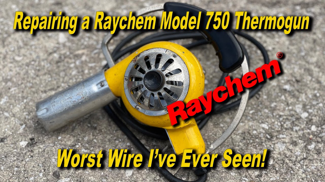 Repairing a Vintage Raychem Thermogun Model 750 - YouTube