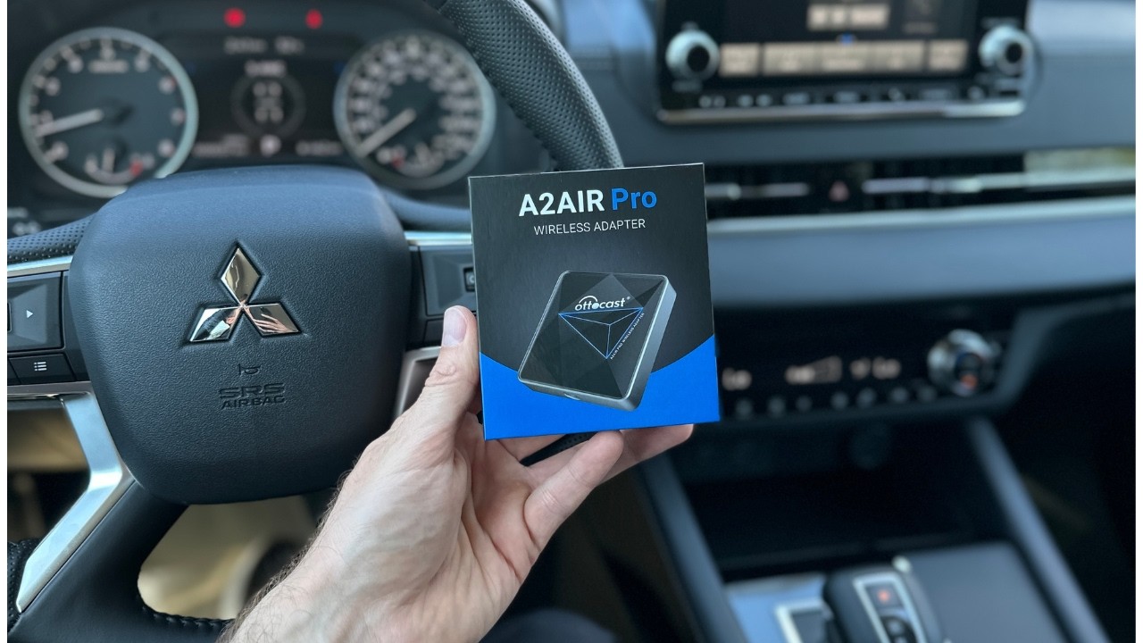 Android Auto on Outlander Mitsubishi 2024? Wireless solution. - YouTube