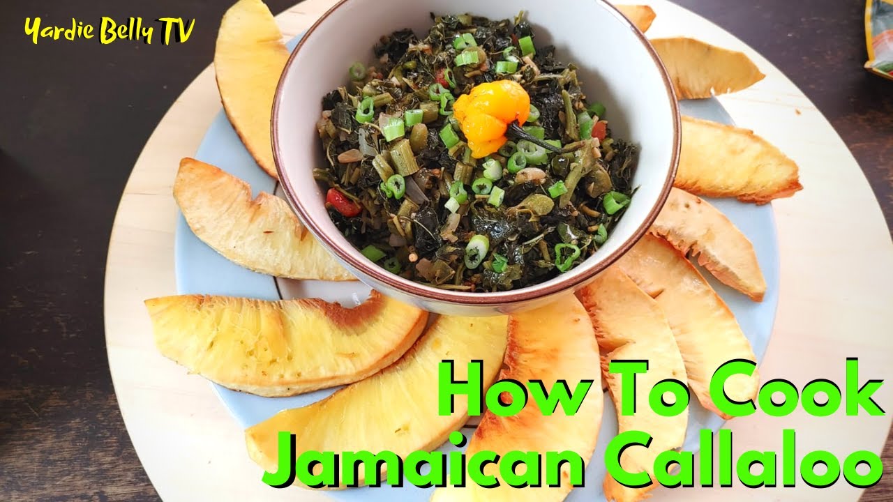 How To Cook Jamaican Callaloo For Breakfast LIVE (VEGAN) #withme - YouTube
