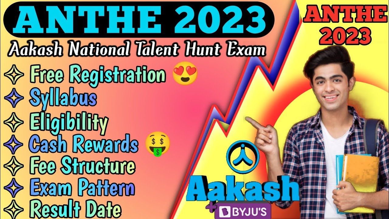 ANTHE 2023 | Aakash National Talent Hunt Exam 2023 | Full Details ...