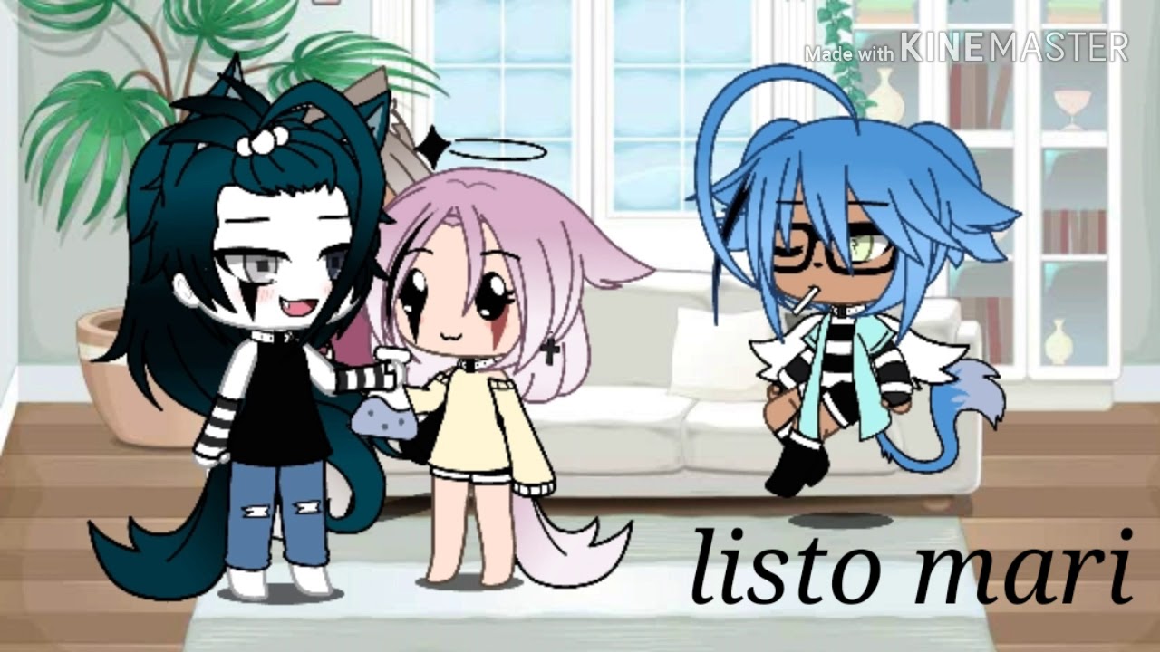 24 horas siendo niña (gacha life) - YouTube
