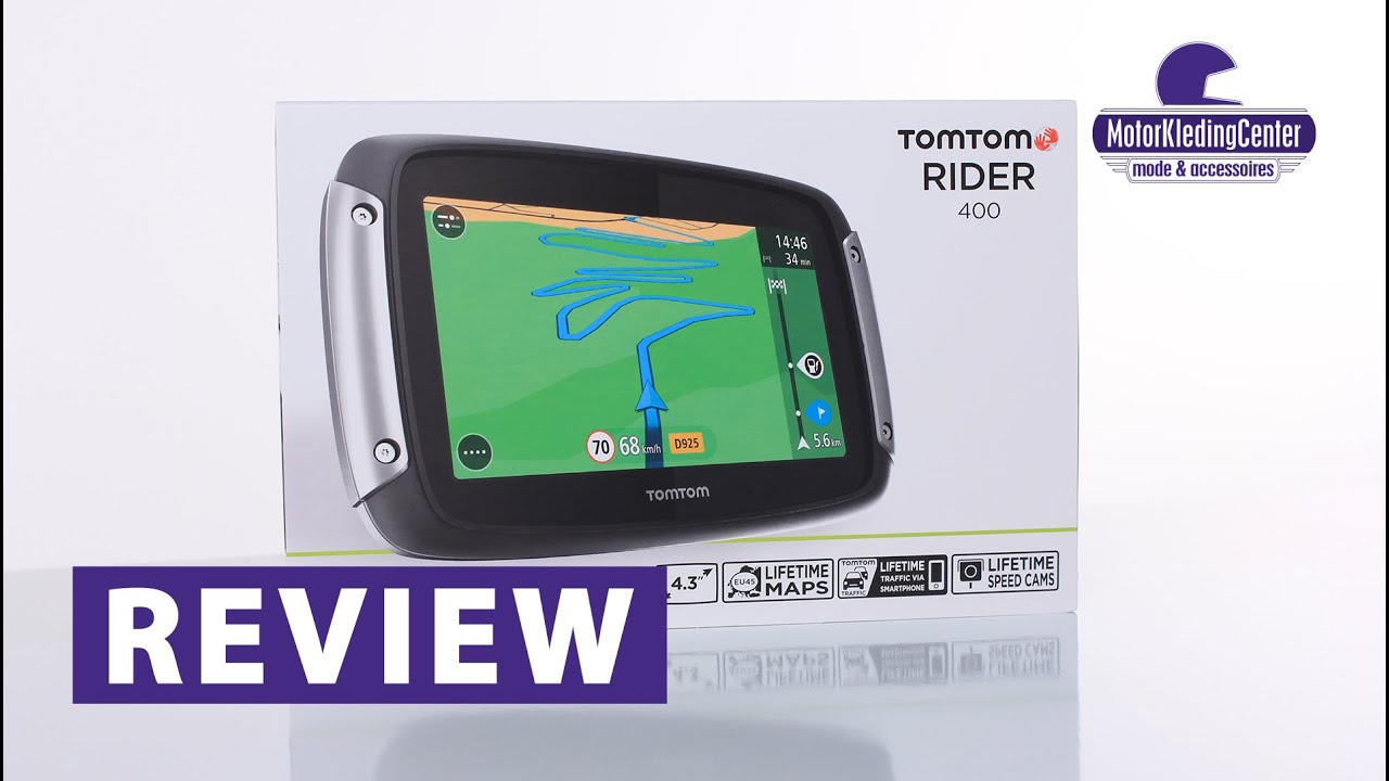 TomTom Rider 400 Navigatiesysteem Review - MotorKledingCenter - YouTube