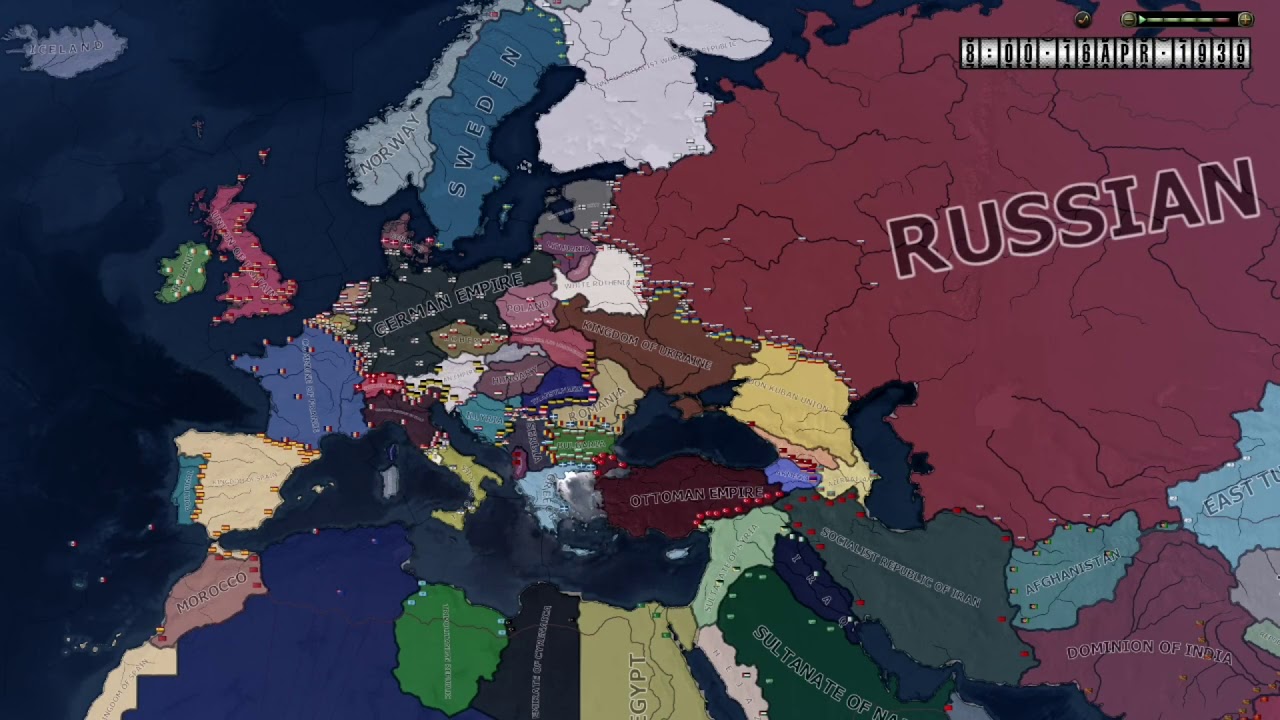 The Red Army - HOI4 Kaiserreich Timelapse - YouTube