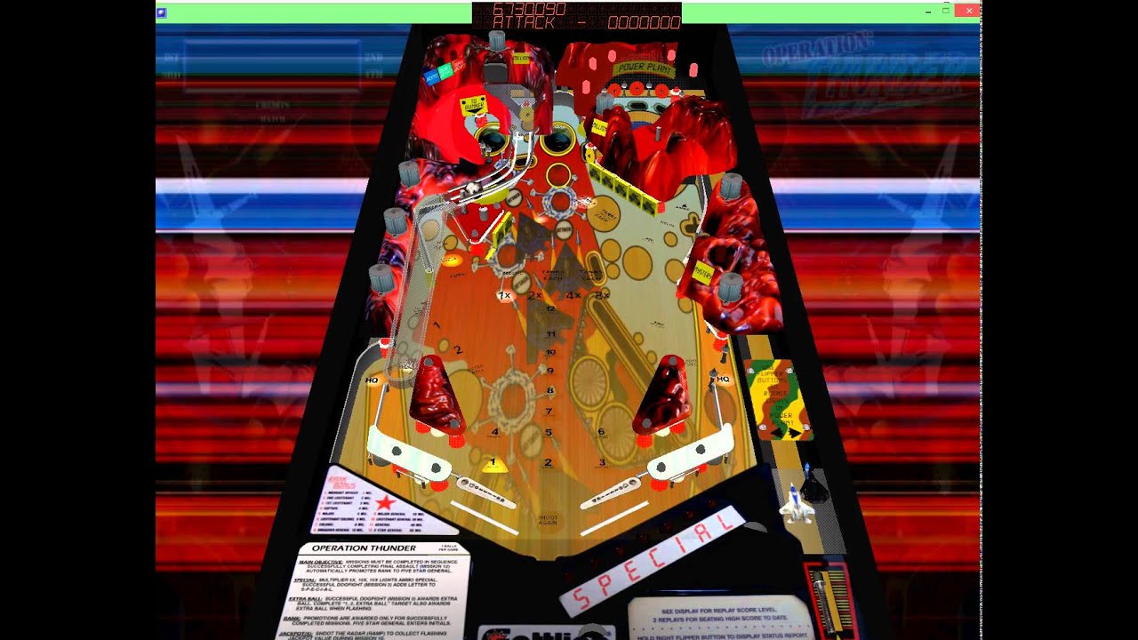 Operation Thunder (pinball table) - YouTube