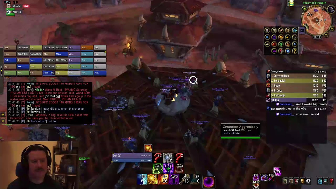 BWL TODAY! | Hardcore Warrior Dungeons! | Hardcore Pug Raiding !pugs ...