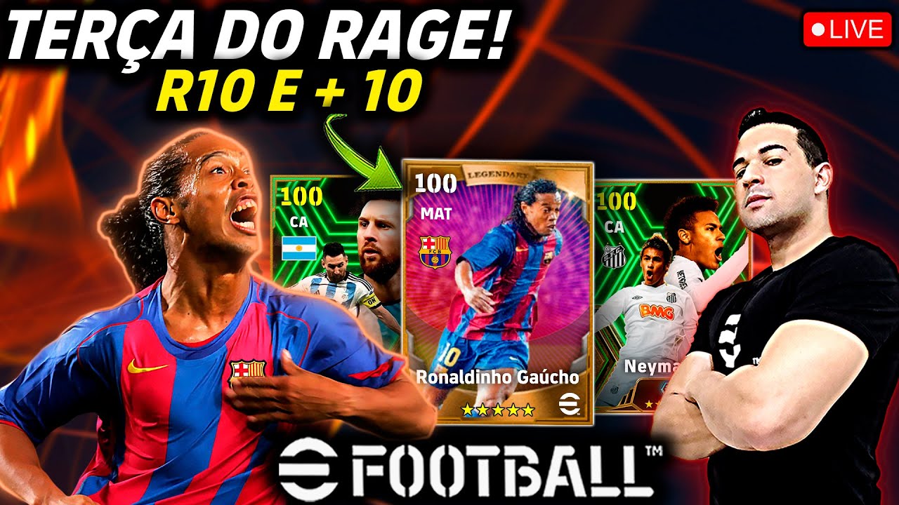 TERÇA DO RAGE! R10 E + 10 NO EFOOTBALL 2024 DO PS5 - YouTube