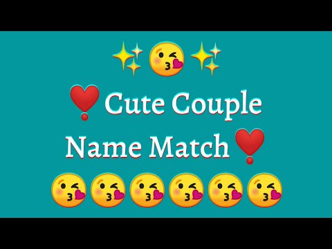 best couple name start ️| Cute and lovely couple name match🤗🥰 | Couple ...