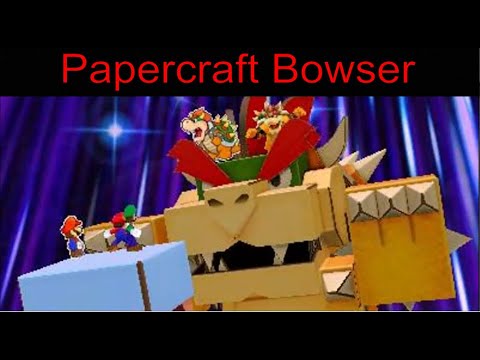Papercraft Bowser - Mario & Luigi: Paper Jam with MetaSage Ep. 36 - YouTube