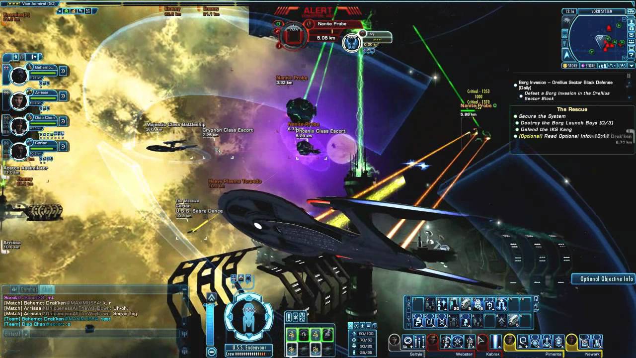 Star Trek Online Regent Class in action plus STO commentary! - YouTube