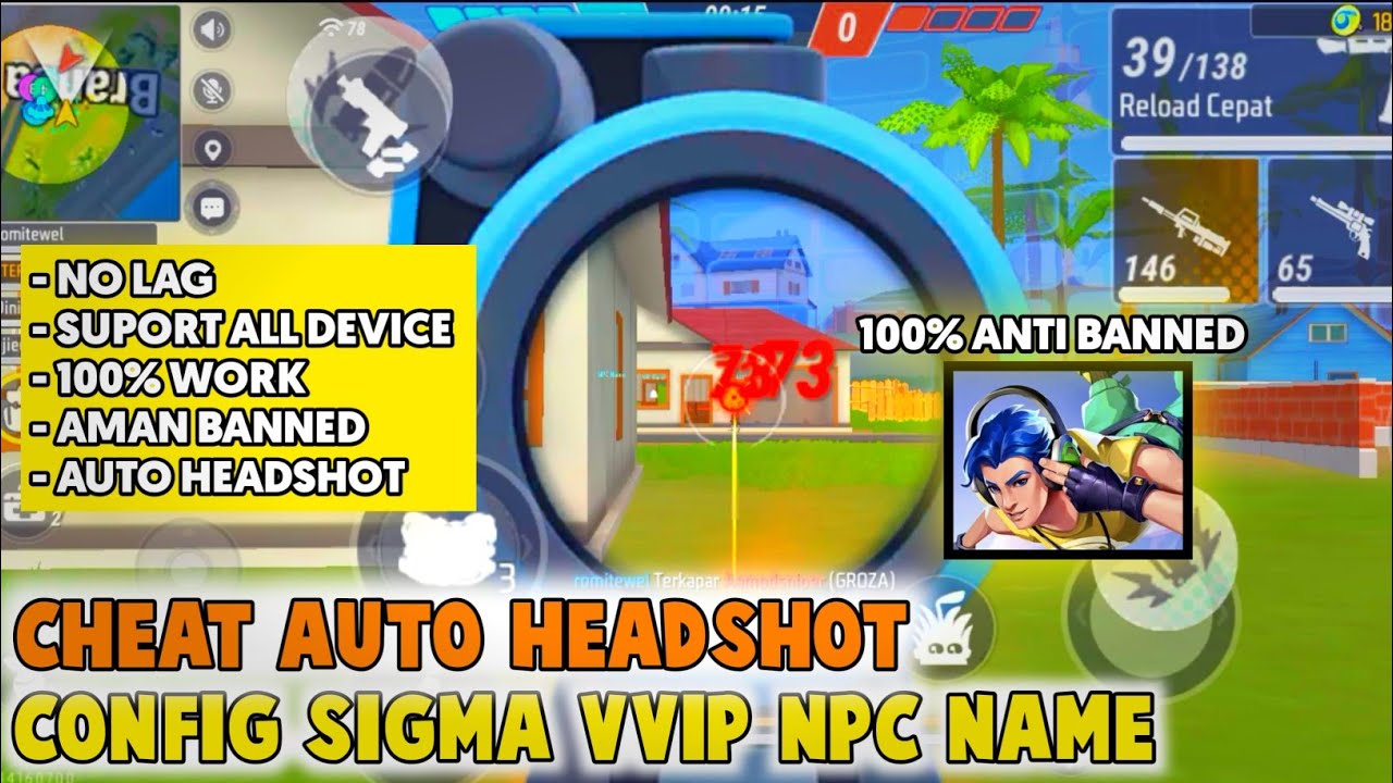 CHEAT FF SIGMA AUTO HEADSHOT || Sigma Mod || Config sigma - YouTube