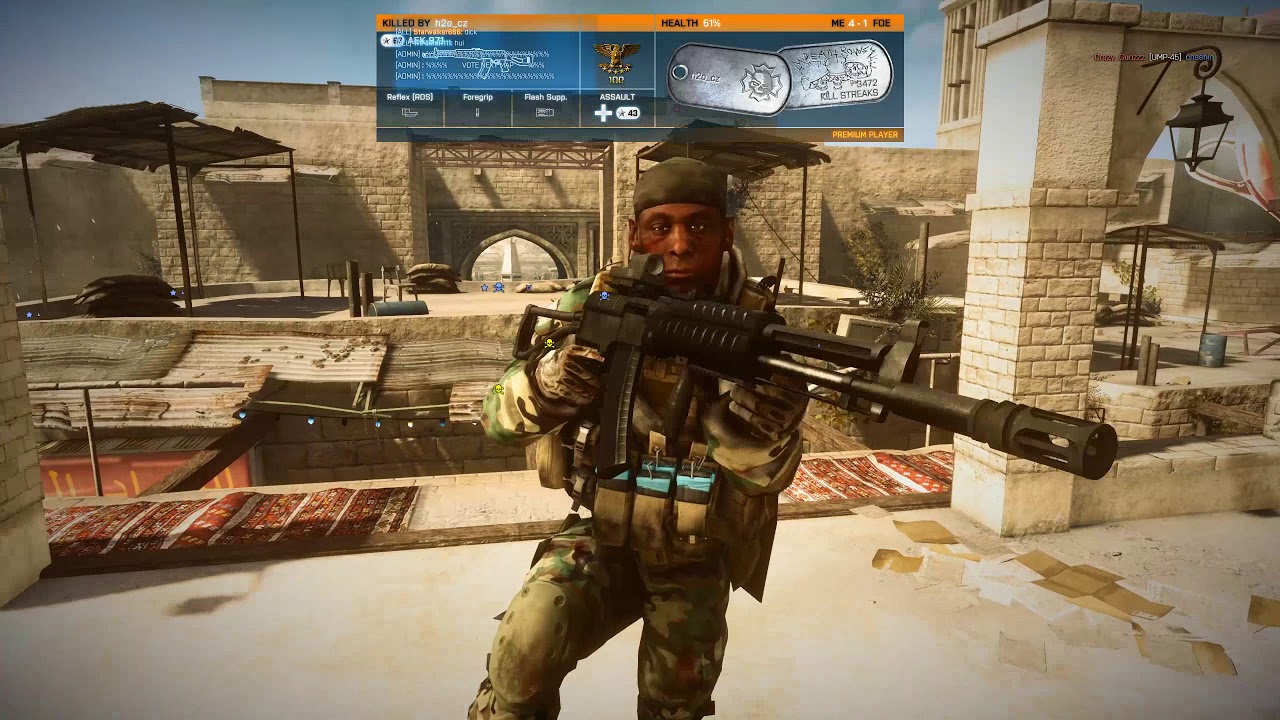 Battlefield 3 Commentary Talah Market Conquest RPK-74M Long Gameplay ...