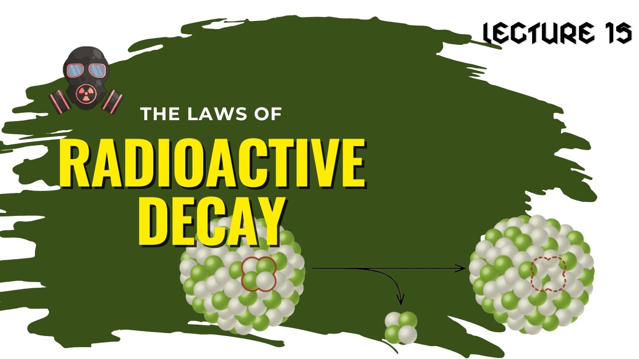 B.Sc. Physics: Nuclear Physics, Lec15: Laws of Radioactive Decay - YouTube