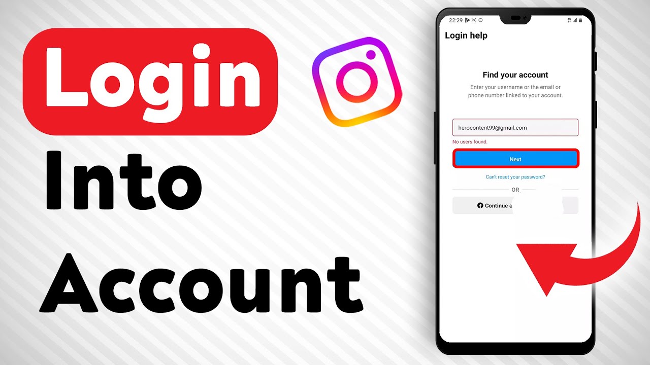 How To Log In Into An Instagram Account - Full Guide - YouTube