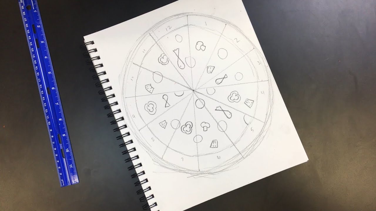 Virtual Art Lessons For Kids: Color Wheel Pizza 3rd-5th Graders - YouTube
