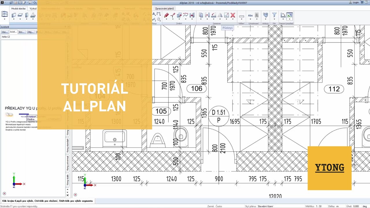 Tutoriál k programu Allplan | Ytong - YouTube
