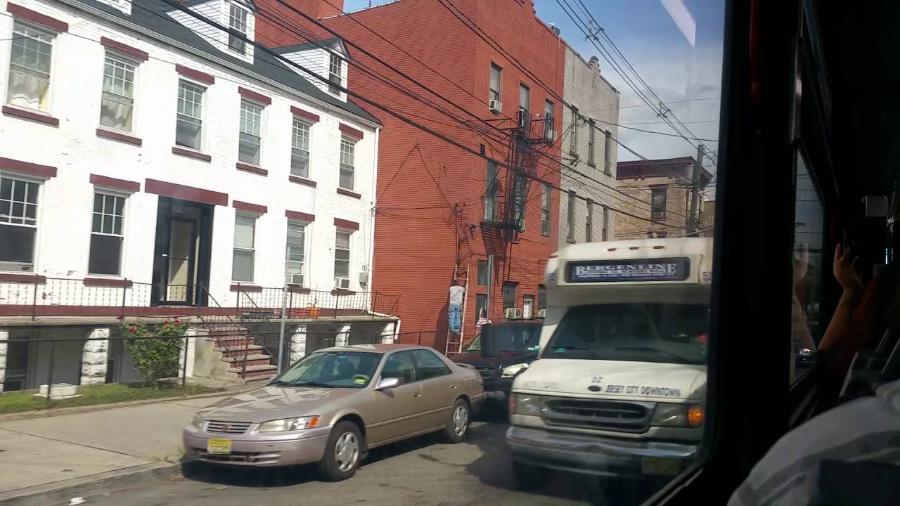 NJT 87 (5738) Hoboken-Path via Journal Sq (Inside) in HD - YouTube