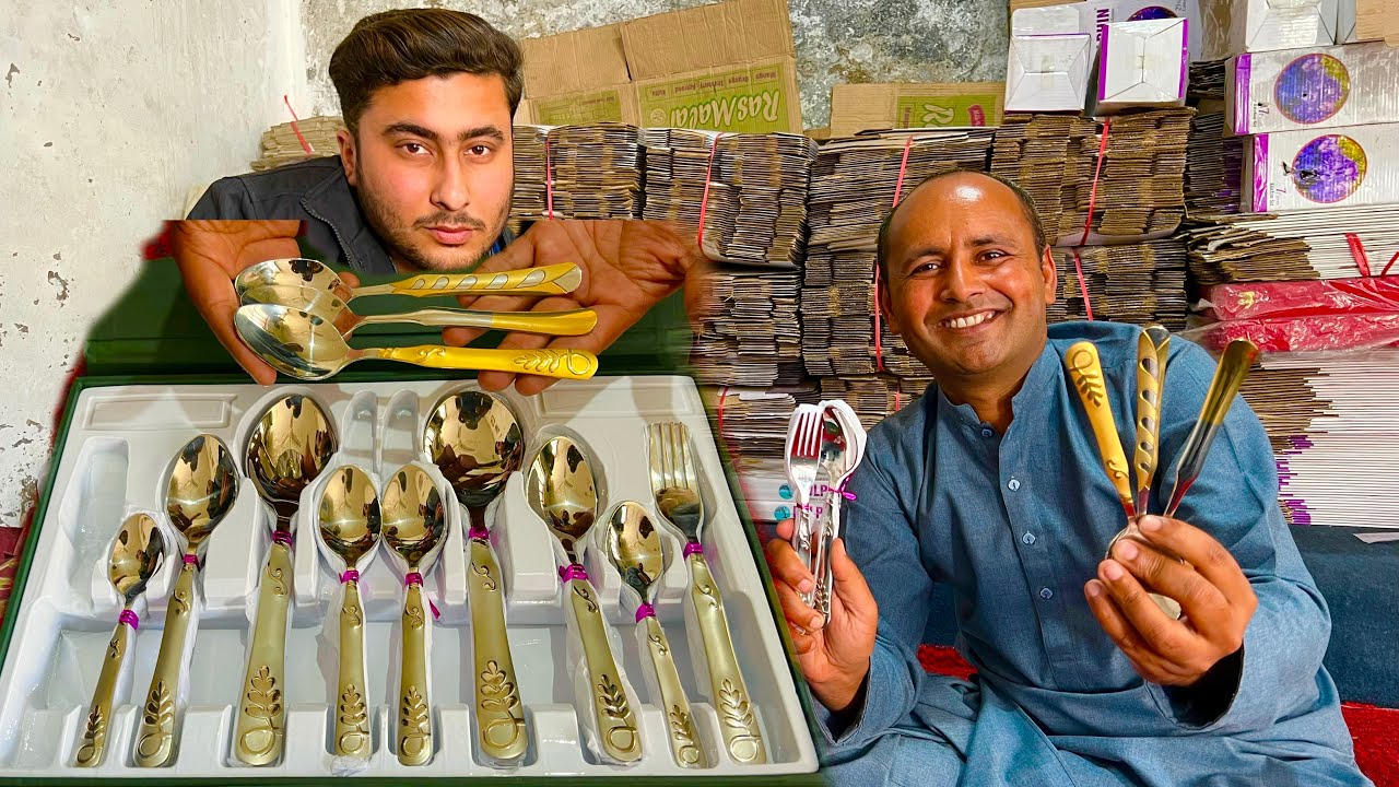 How Spoons and Forks Are Made | Pakistani Fork and Spoons Factory ...