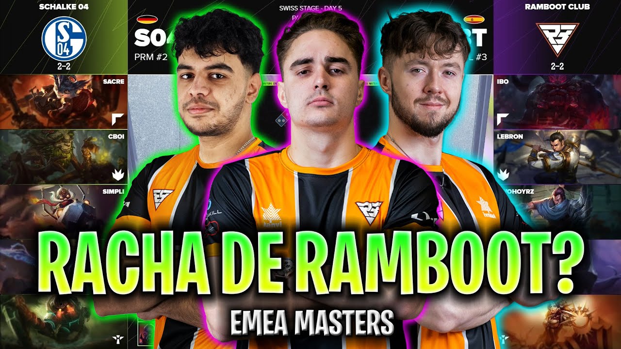 RAMBOOT BUSCA SEGUIR LA RACHA DE VICTORIAS! | S04 vs RBT EMEA MASTERS ...