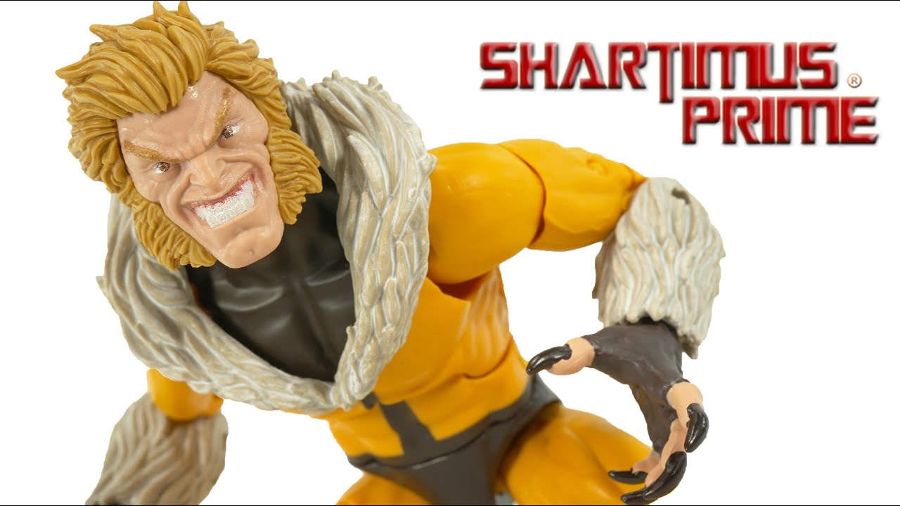 Marvel Legends Sabretooth First Appearance Bonebreaker BAF Wave Hasbro ...