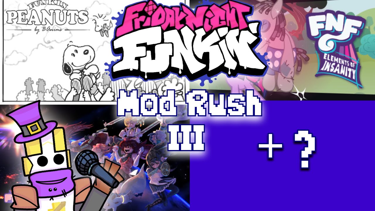 FNF Mod Rush 3: Peanuts mod (snoopyjankbuild), Elements of Insanity ...