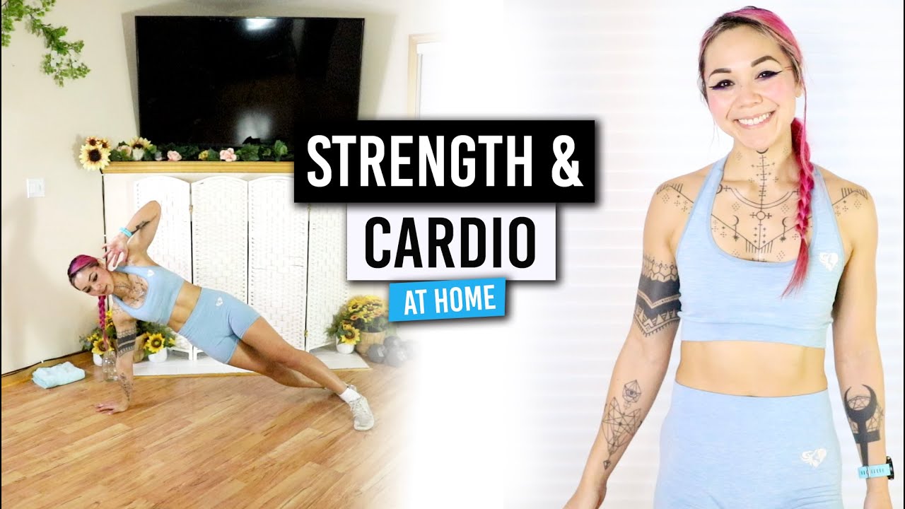 35 Min Strength & Cardio at Home | NO REPEAT Full Body Workout - YouTube