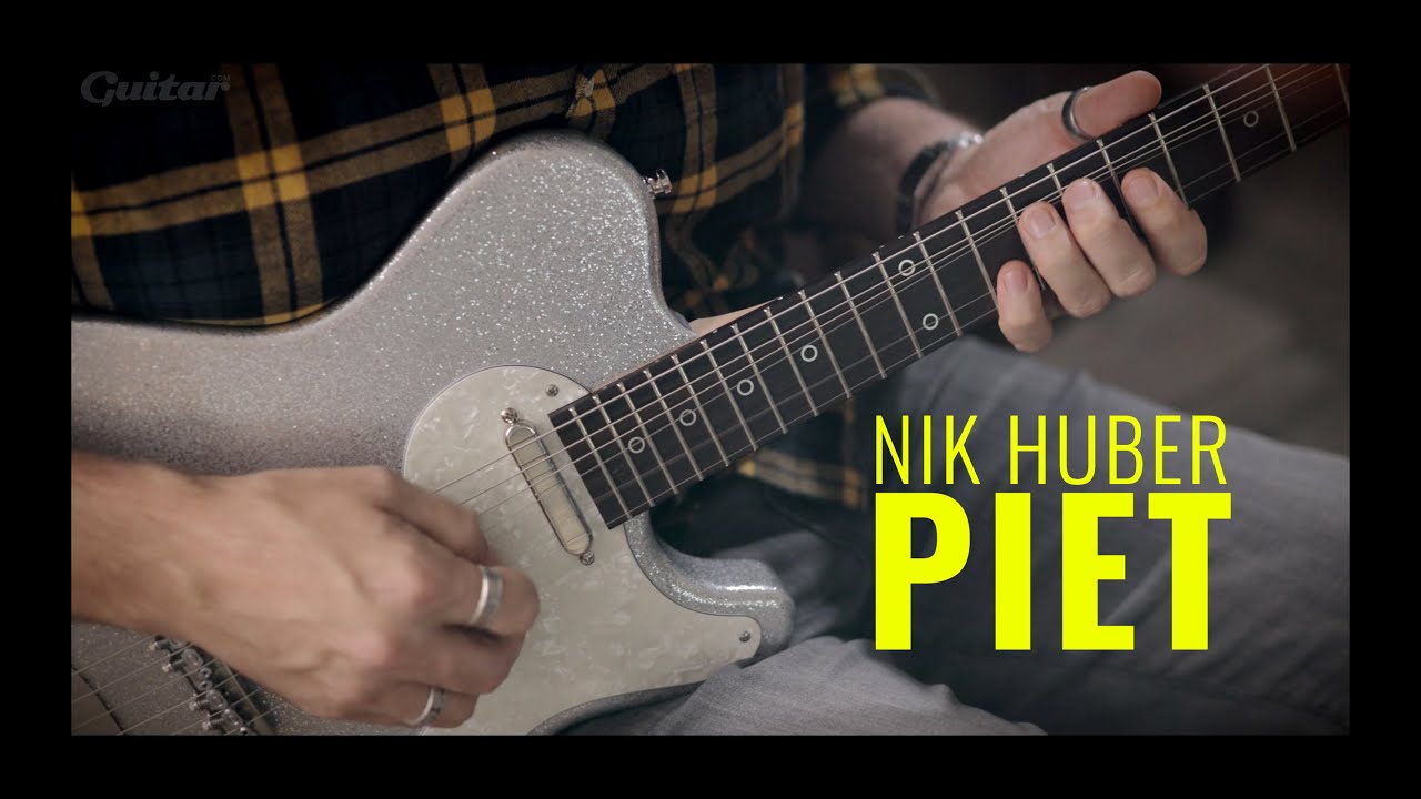 The Nik Huber Piet is a boutique blend of offset, Telecaster and LP ...
