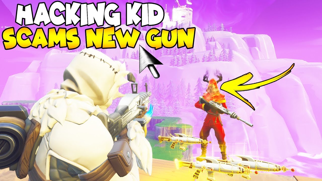 Hacking Kid Scams My NEW Guns! 😱 (Scammer Gets Scammed) Save The World ...