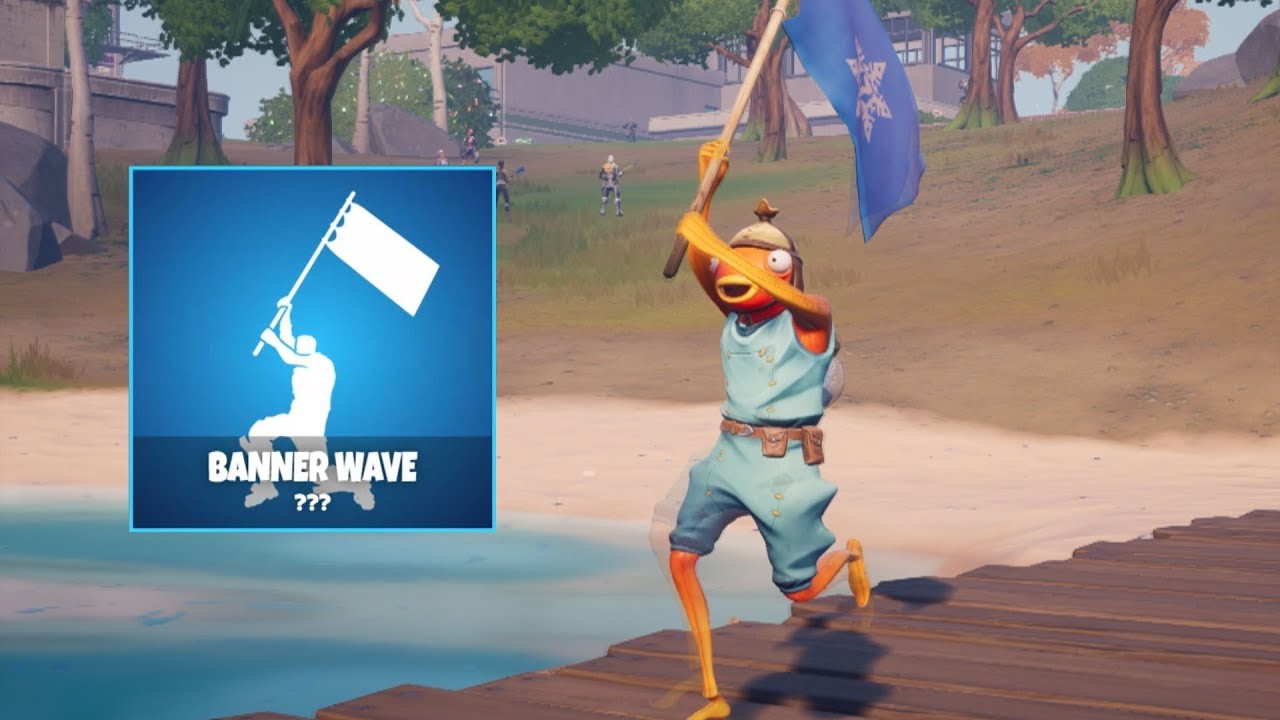 Fortnite - *NEW* BANNER WAVE GAMEPLAY! (Chapter 2 Unreleased Emote ...