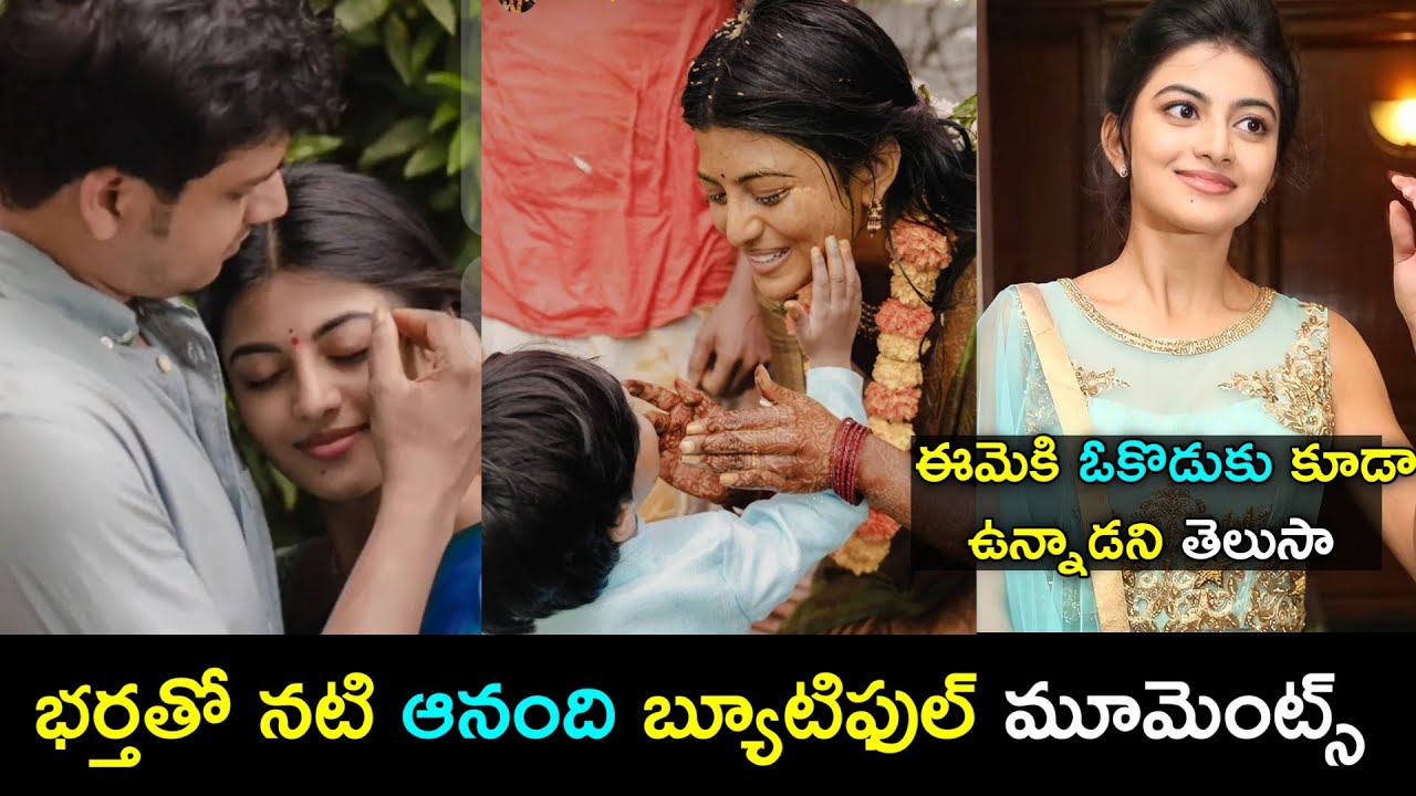 Actress Anandi with her husband Socrates latest photos | Vanita Nestam ...