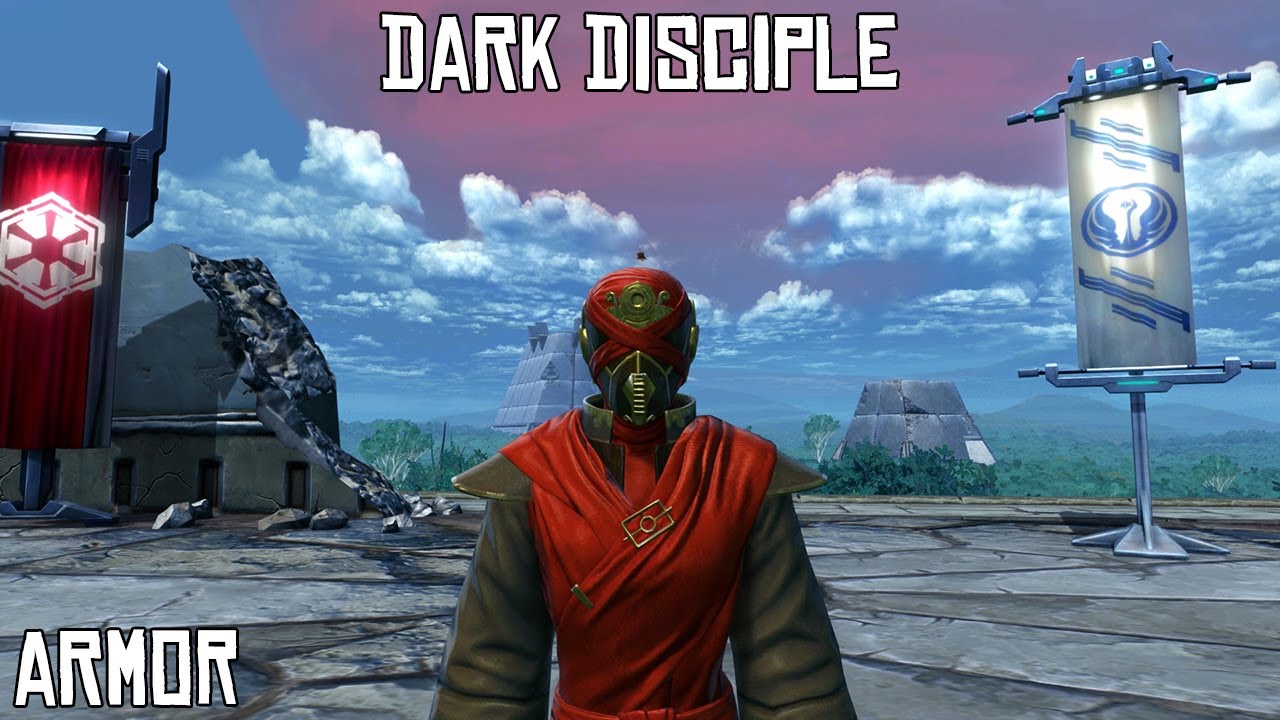 SWTOR Dark Disciple Armor Set Demo | Dark vs Light | Dark IV Required ...