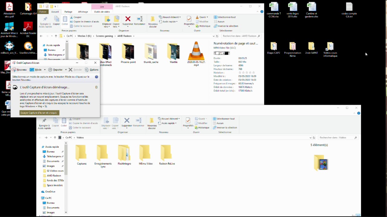 Trouver et utiliser l'outil de capture d'écran de windows 10 - YouTube