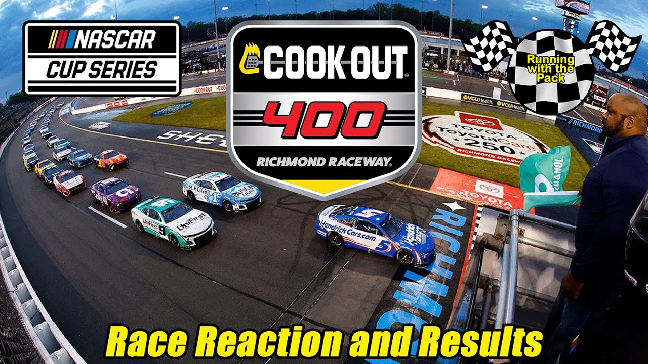 Live NASCAR Cup Series Cook Out 400 @ Richmond Raceway Race Reaction ...