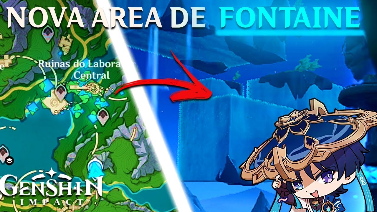 EXPLORANDO A NOVA ÁREA DE FONTAINE NO GENSHIN IMPACT - YouTube